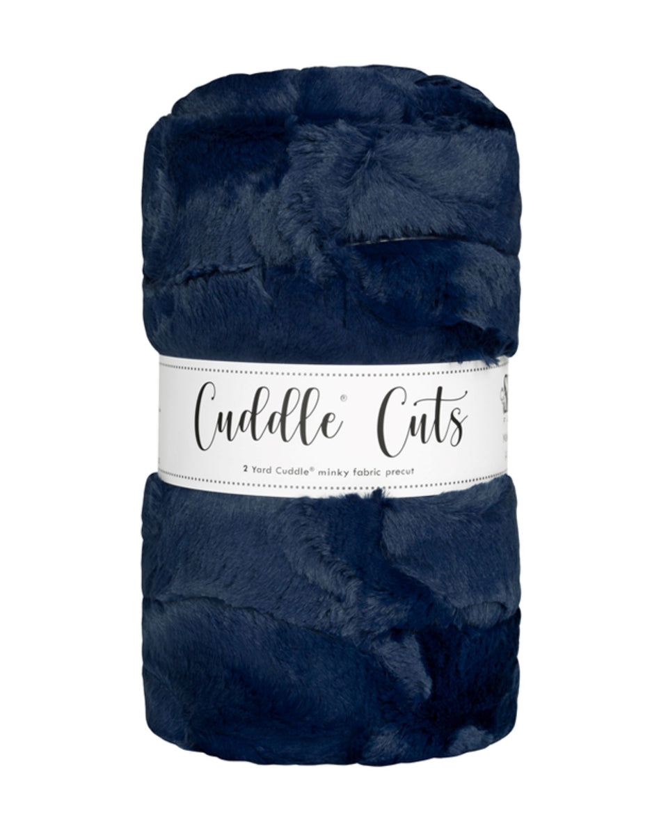 Hide Navy - 2 yard Luxe Cuddle Cut – Calico Hutch