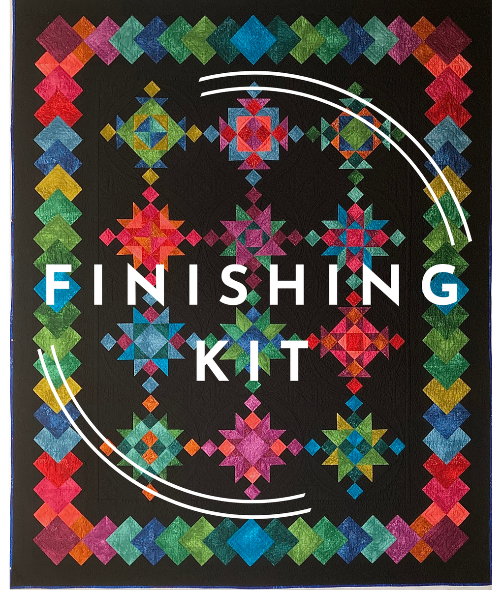 Block of the Month 2026 Finishing Kit - Chroma Shuffle - Black – Calico Hutch