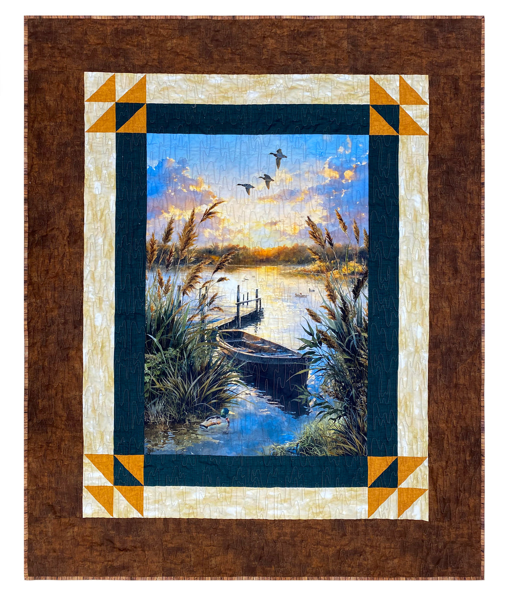 Lakeside Echo Quilt Fabric Kit – Calico Hutch
