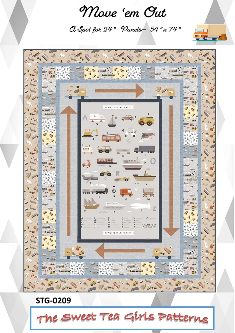 Move 'em Out Quilt Pattern – Calico Hutch