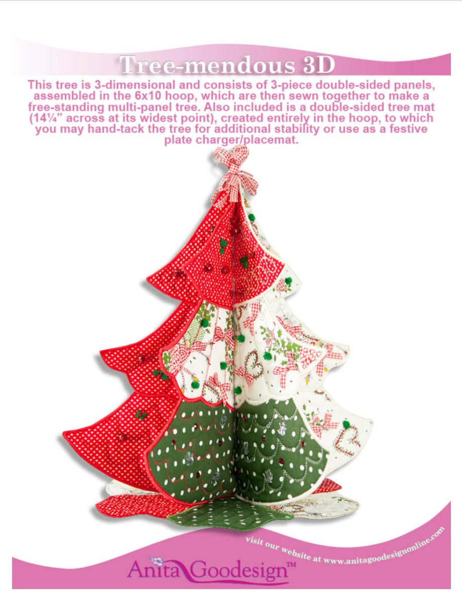 Tree-mendous 3D Machine Embroidery Pattern CD – Calico Hutch